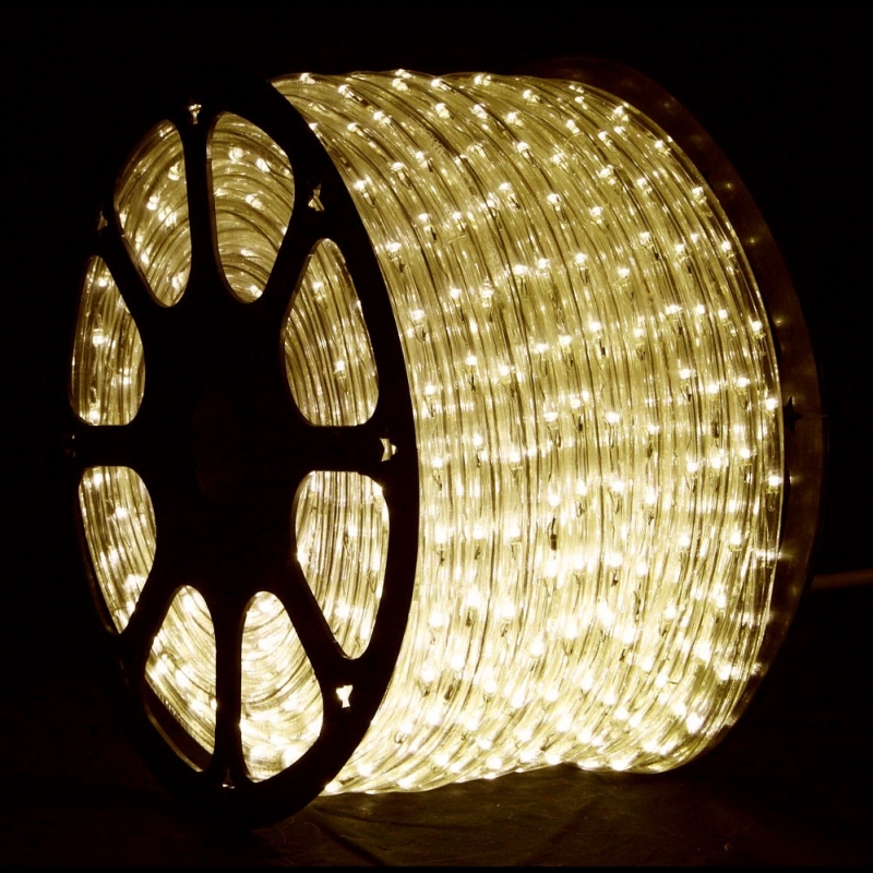 Warm White LED Rope Light (150' Spool) - Bright Choice Lighting
