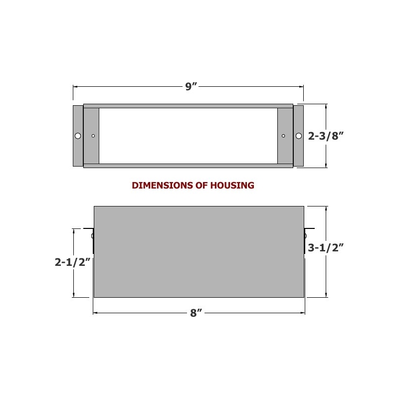 Solid Brass Premium LED Louver Face Large Recessed Step Light w ...